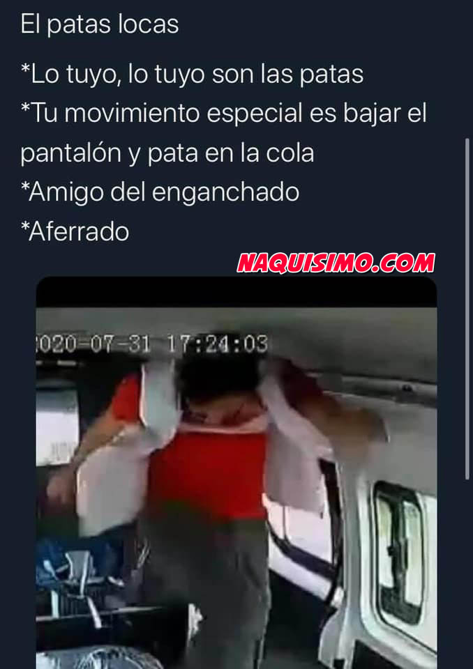 Los mejores memes del ratero de la combi. - Naquisimo